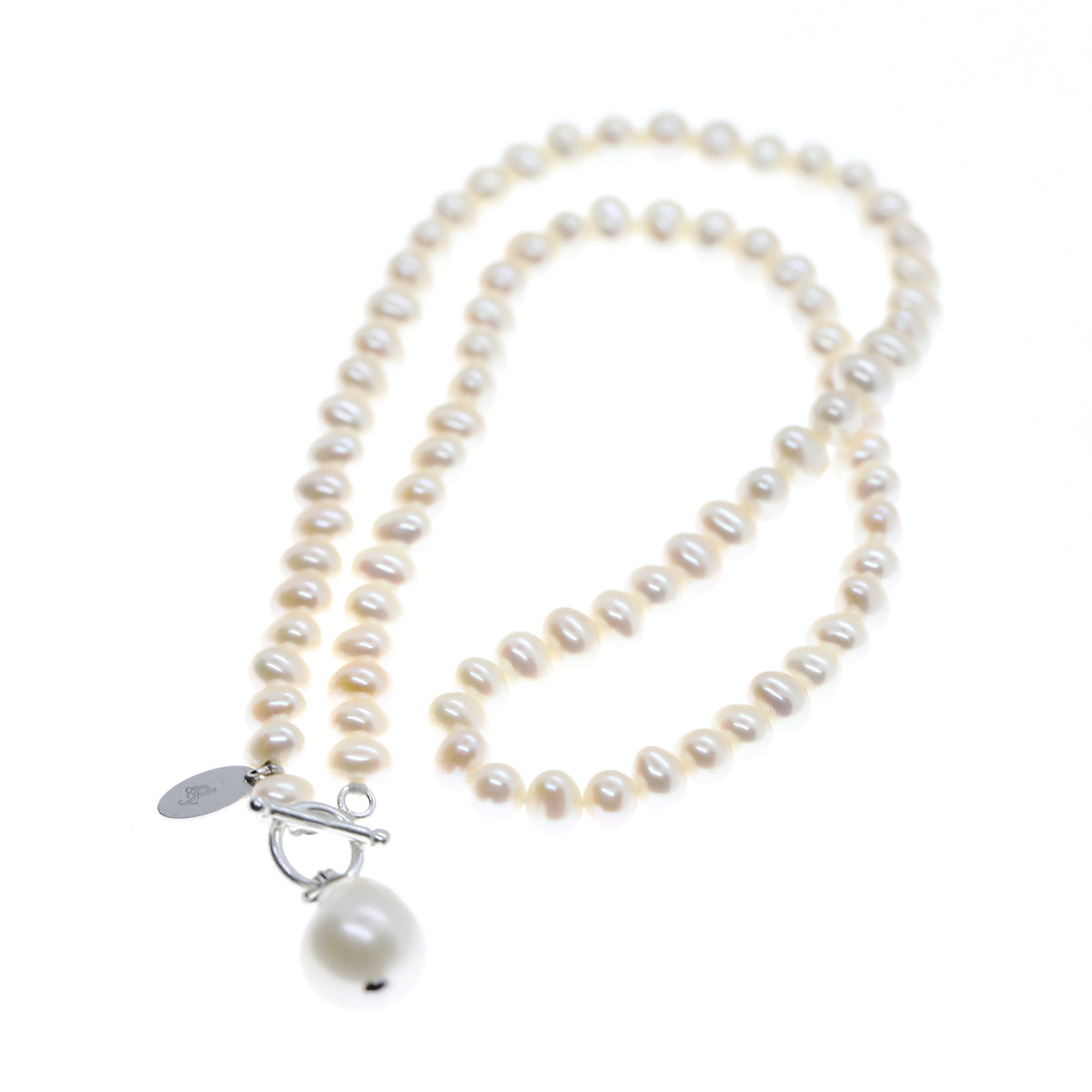 Zoey Pearl Drop Necklace – Dainty & Yours